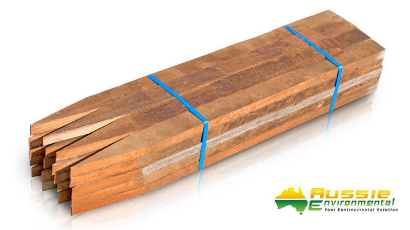 Hardwood Timber Stakes / Pegs (Pack of 25) – Aussie Environmental